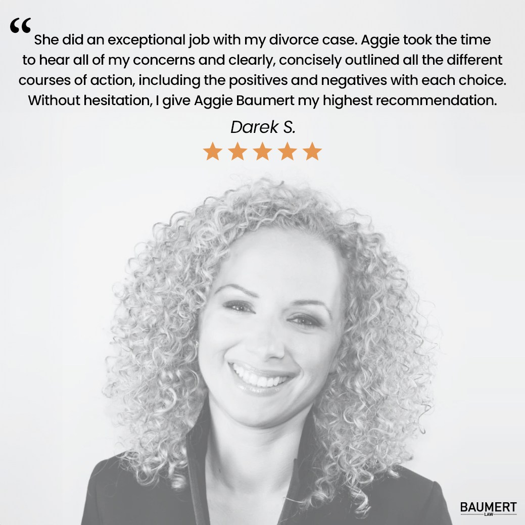 Aggie Baumert Client Testimonial - Baumert Law - Divorce, Family Law ...